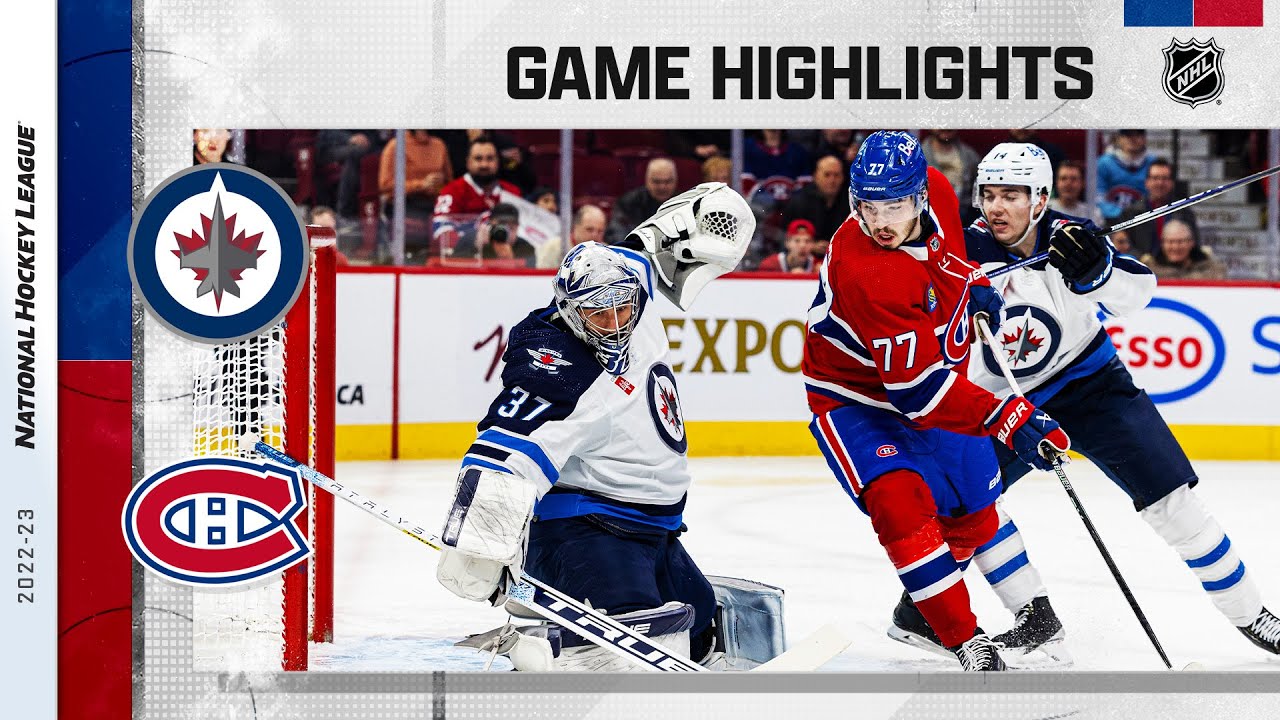 Jets @ Canadiens 1/17 | NHL Highlights 2023 - Love NHL