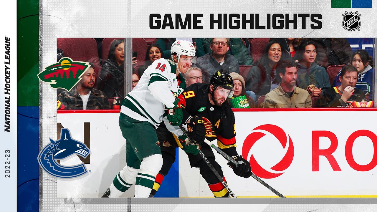 Wild @ Canucks 3/2 | NHL Highlights 2023 - Love NHL