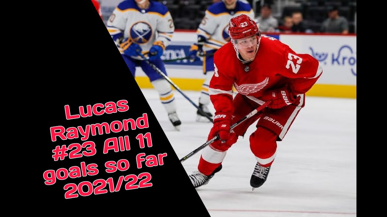 Lucas Raymond 11 GOALS SO FAR ROOKIE SEASON 2021/22 Detroit Red Wings - Love NHL